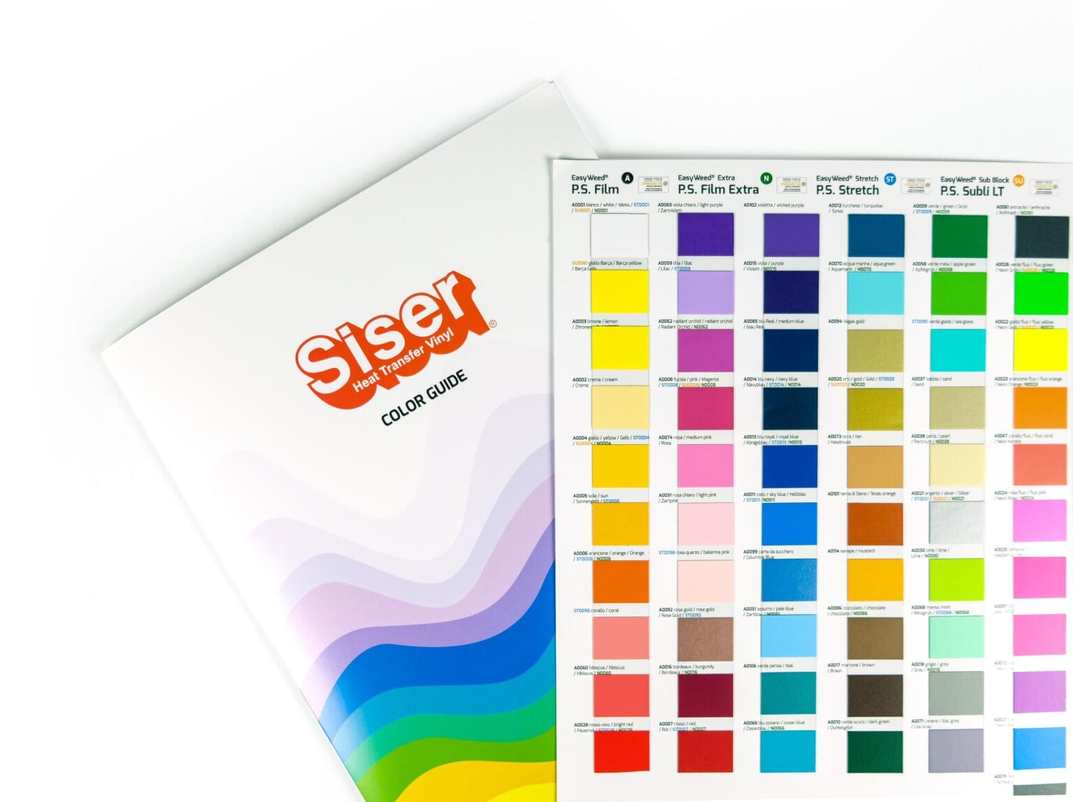Siser Colour Guide - Decorabel Blanco textiel