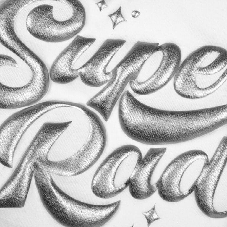 Siser Easy Puff Metallic - Decorabel Blanco textiel